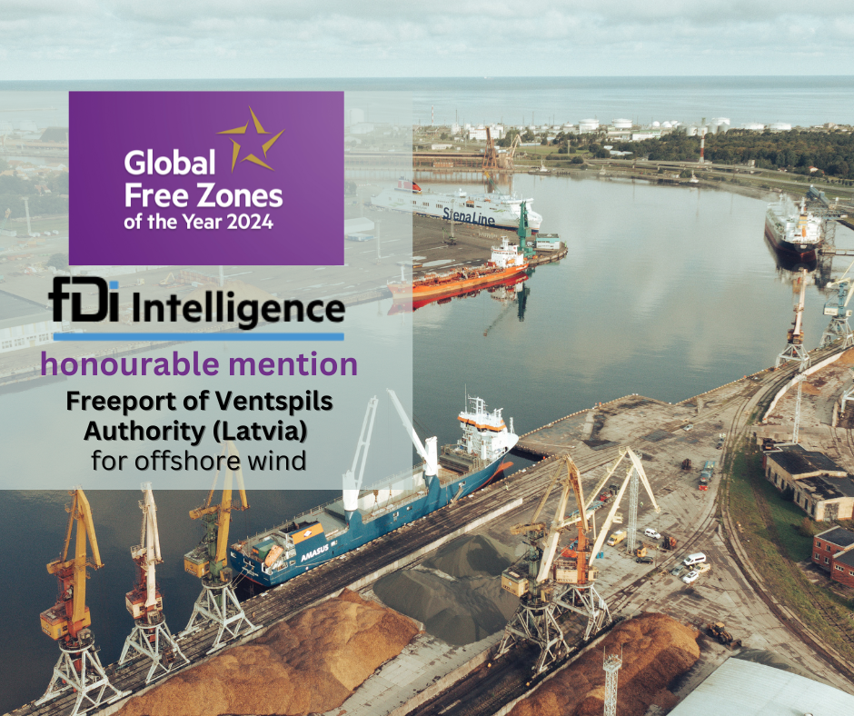 Freeport of Ventspils receives international acclaim for advancing projects in offshore wind ...